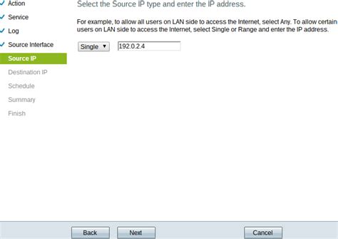 Access Rule Setup Wizard On RV X VPN Router Series Cisco
