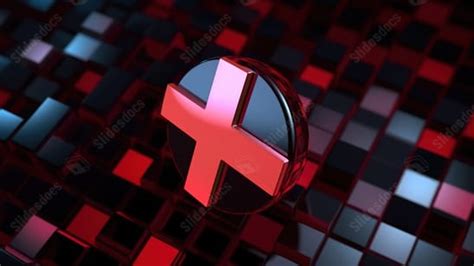 Best Tick Cross Powerpoint Background For Presentation