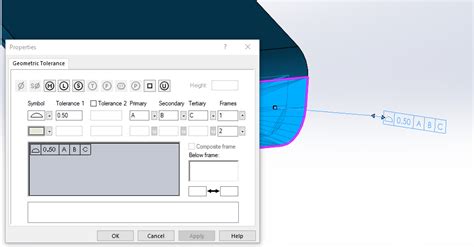 Solidworks General Information Creating Gdandt In Solidworks Datum