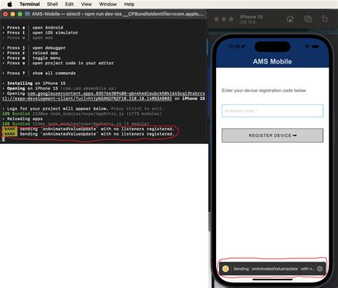 React Native Nesting Stackgroup Causes Ios Warning Sending