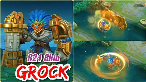 Grock New Skin S24 Skin Mlbb Youtube