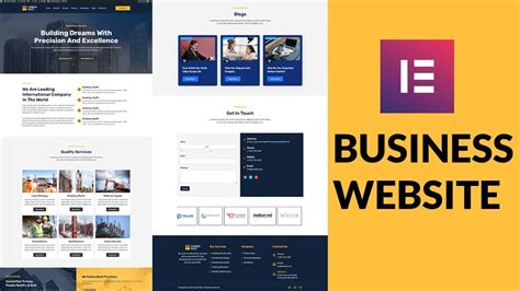 Create A Business Website Without Coding Wordpress Elementor Free