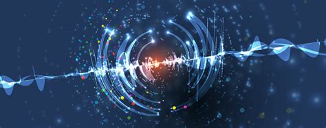 양자 처리 딥 러닝 인공 지능 비즈니스 또는 과학 프레젠테이션을 위한 미래 신기술 0명에 대한 스톡 벡터 아트 및 기타 이미지