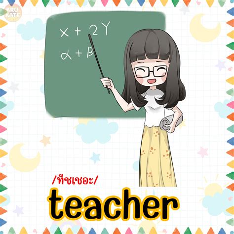 Occupations Flashcard Teacher Body Parts Preschool Activities