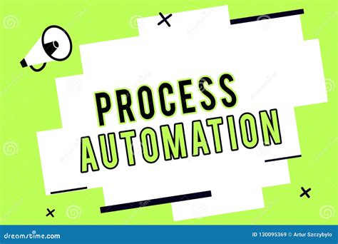 Word Writing Text Process Automation Business Concept For Transformation Streamlined Robotic To