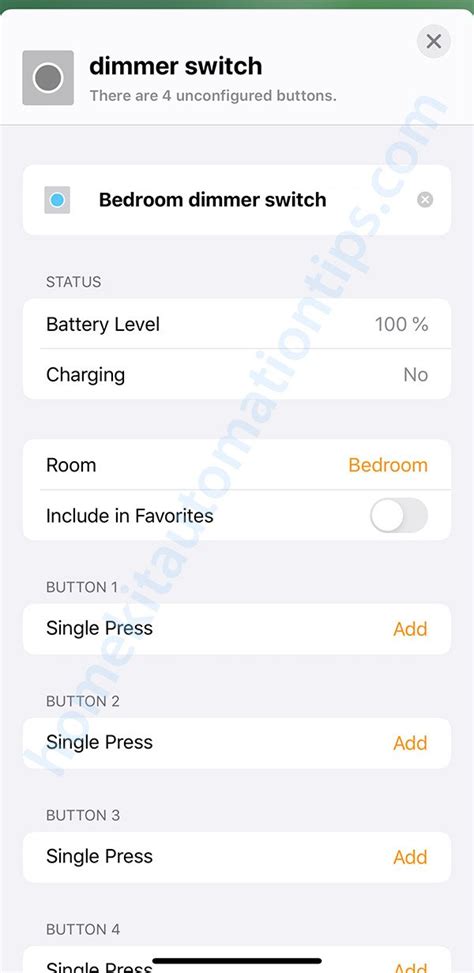 Hue Dimmer Switch Use Each Button As A Toggle For A Specific Light HomeKit Automation Tips