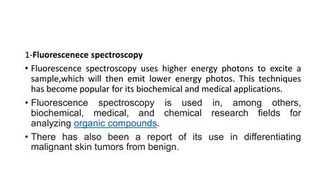 Spectroscopy Techniques Its Principle Types And Applications Pptx