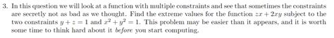Solved 3 In This Question We Will Look At A Function With