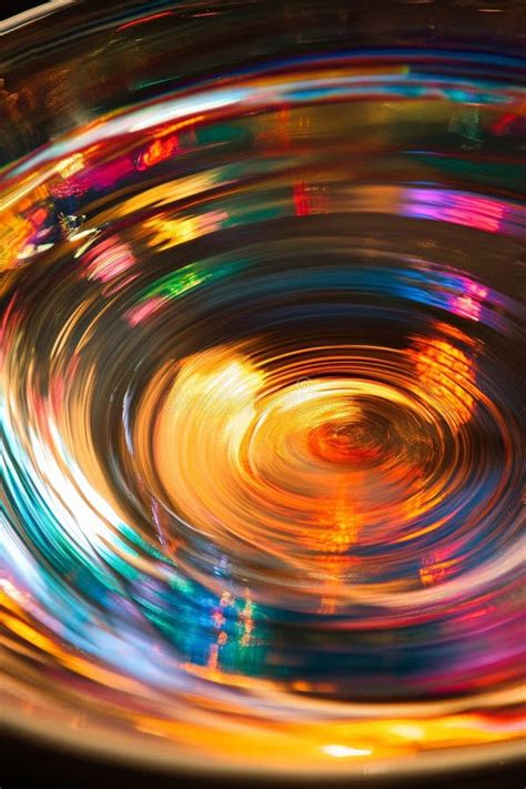 Vibrant Abstract Light Swirls Creating A Dynamic And Colorful Motion