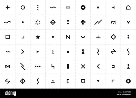 Abstract Vector Icons Stock Vector Image And Art Alamy