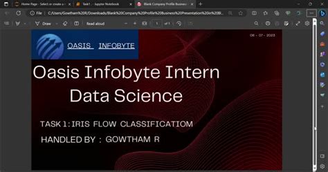 gowtham r on linkedin task1 oasisinfobyte oibsip internship july2023