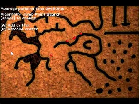 Faster A Pathfinding With Jump Point Search Demo YouTube