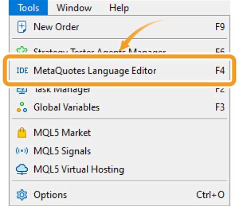 Create Expert Advisor EA MetaTrader User Guide Myforex