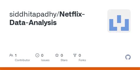 GitHub Siddhitapadhy Netflix Data Analysis