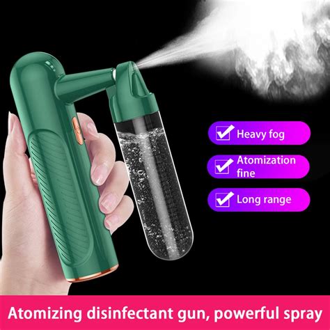 가정용 휴대용 무선 핸드 헬드 분무 소독 안개 기계 분무기 Santitizer Usbcharging 나노 스팀 스프레이 건