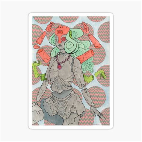 Steven Universe Temple Goddess Inspired Full Color Sticker For Sale By Satukala Redbubble
