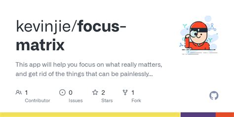 GitHub Kevinjie Focus Matrix This App Will Help You Focus On What Really Matters And Get Rid