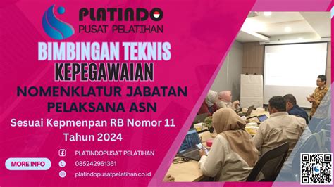 Bimtek Kepegawaian Platindo Pusat Pelatihan