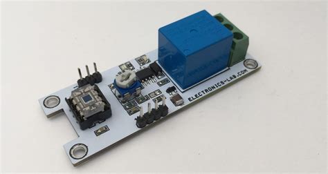 Analog Light Sensor Light Sensitive Switch Using OPT101 Electronics