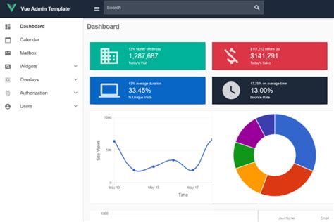 vue admin template