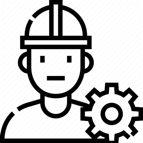 Engineer Avatar Cog Gear Engineering Icon Download On Iconfinder
