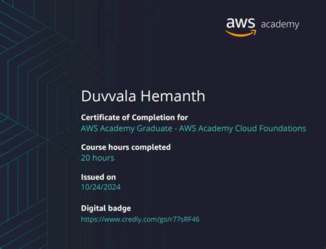 Aws Cloudcomputing Certification Awsacademy Cloudfoundations