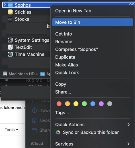 Deleting Sophos Folder From Applications On Macos Discussions