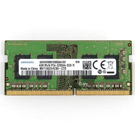 Ram Laptop Ddr4 4gb Bus 3200mhz
