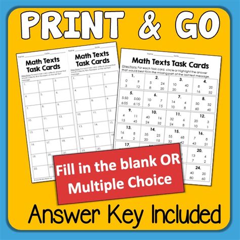 Math Word Problems Engaging Multi Step Task Cards All Operations Print Digital Google