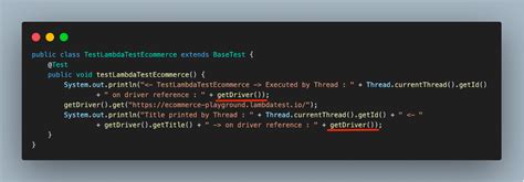 How To Use Threadlocal In Java With Selenium Webdriver Lambdatest