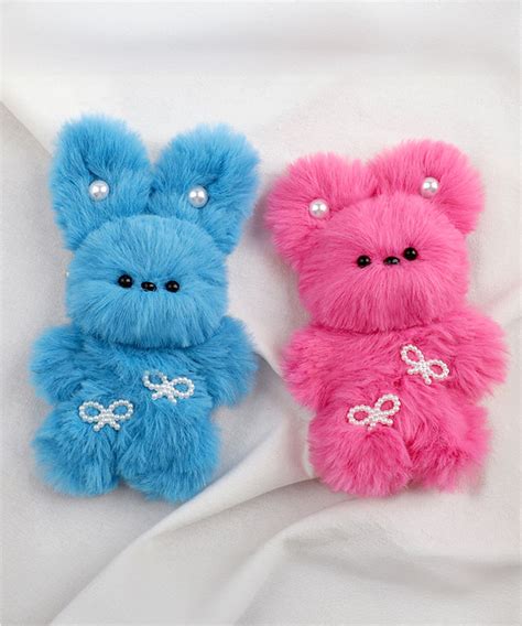 모루인형키링 완제품 비비드리타 토끼or곰돌이 커플키링 우정키링 백꾸 기저귀가방 에이블리