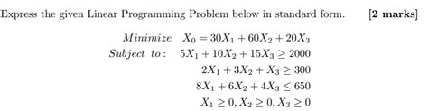 Solved press the given Linear Programming Problem below in | Chegg.com
