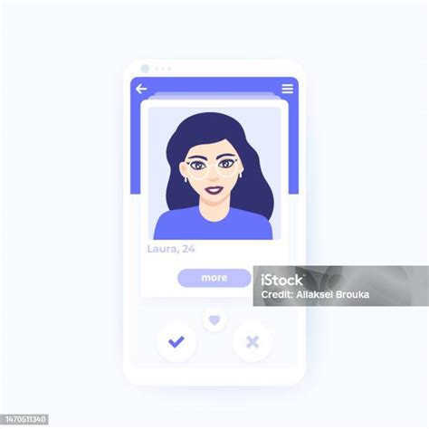 Dating Mobile App Design Vector Ui Stock Illustration Download Image Now Dating Calendar