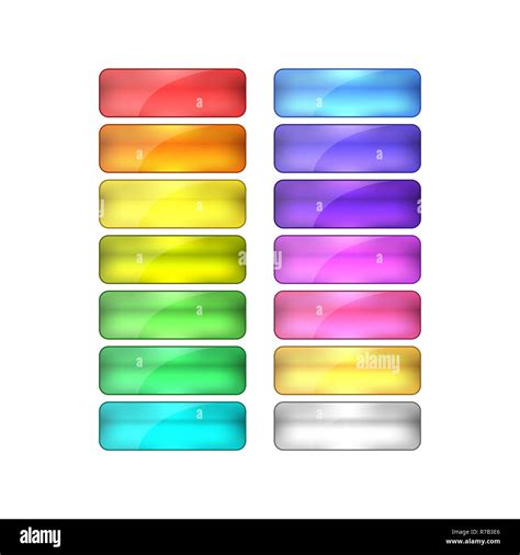 Web Buttons Set Stock Photo Alamy