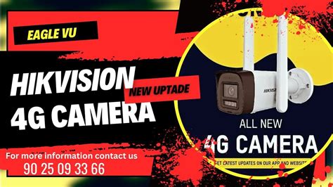 Hikvision 4G Camera With Multi Function Upgraded Options Plug And Play Human Vehicle