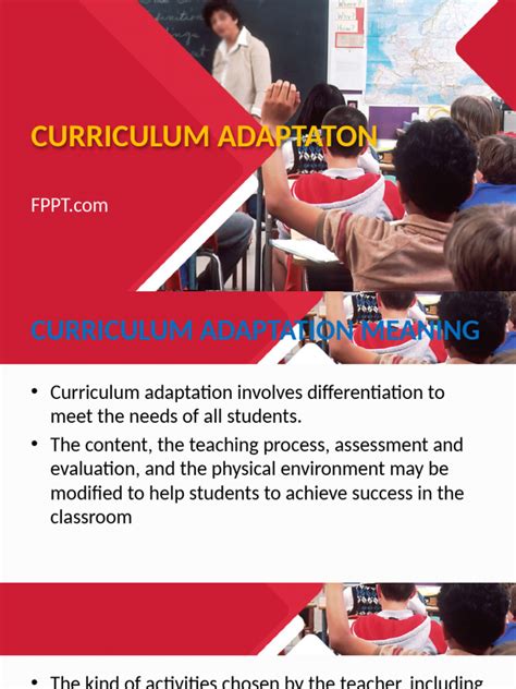 Curriculum Adaptation 1 Pdf Curriculum Educational Assessment