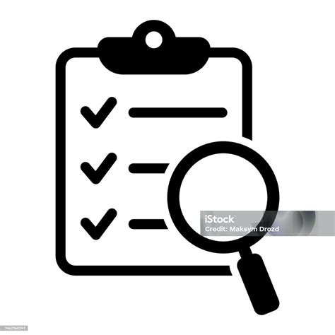 분석 분석 아이콘 돋보기 확대경 아이콘이 있는 클립보드 비즈니스 개념 파일 검색 아이콘 문서 검색 격리된 벡터 0명에 대한 스톡 벡터 아트 및 기타 이미지 Istock