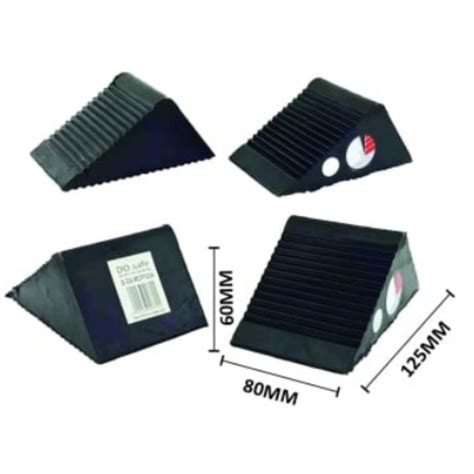 Do Safe Mini Triangle Rubber Wheel Stop Block