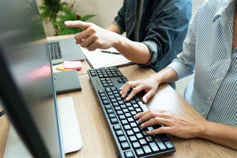 Team Of Programmers Working Together Development Website Design And