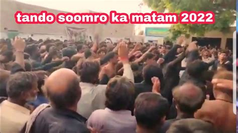 Tando Soomro Ka Matam 2022 Youtube