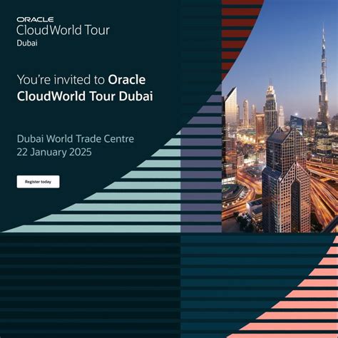 Oracle On Linkedin Oracle Cloudworld Tour Dubai