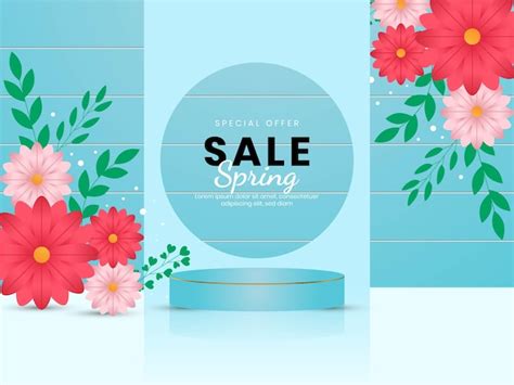 Spring Product Launch Vectors And Illustrations For Free Download