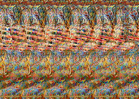 Color Stereo Hidden Image Stereogram Gallery Magic Eyes Magic Eye