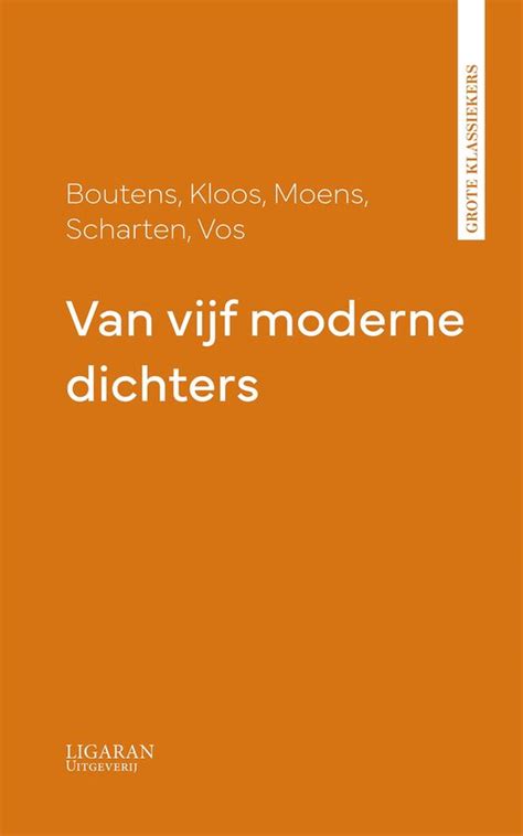 Van Vijf Moderne Dichters Ebook Albert Boutens 9782528002735 Boeken Bol