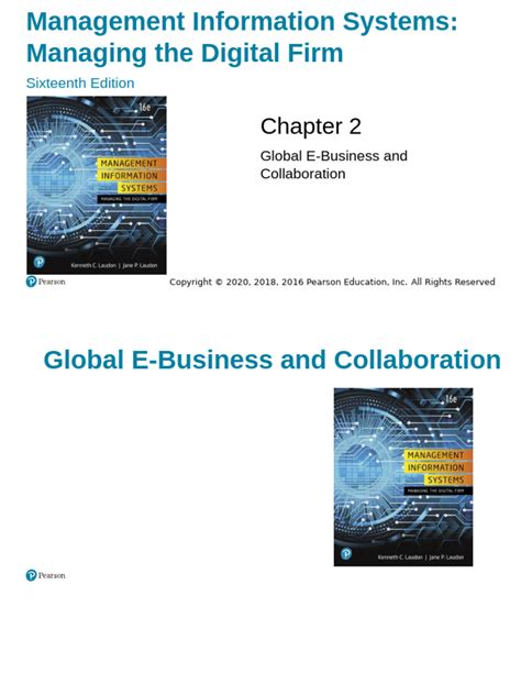 Management Information Systems Chapter 2 Pdf Business Process Supply Chain