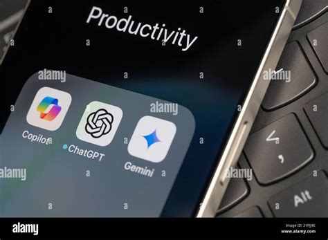 New York Usa November 26 2024 Ai Mobile Bots App Icons On Screen
