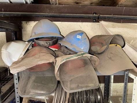 Hard Hats And Safety Shields Shackelton Auctions Inc