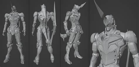 Gurren Lagann Lazengann 3d Model Cgtrader