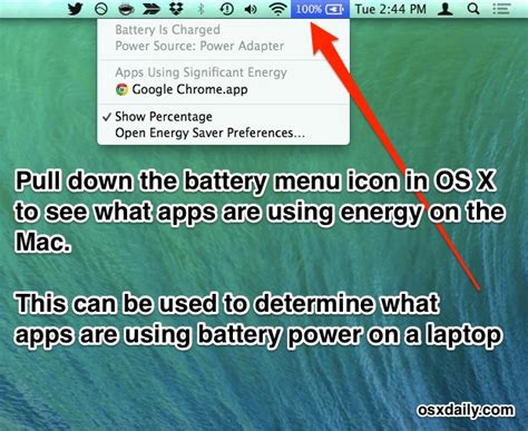 Find What Apps Are Using And Draining Battery On Macbook