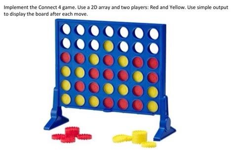Solved Write A Java Code To Implement The Connect 4 Game